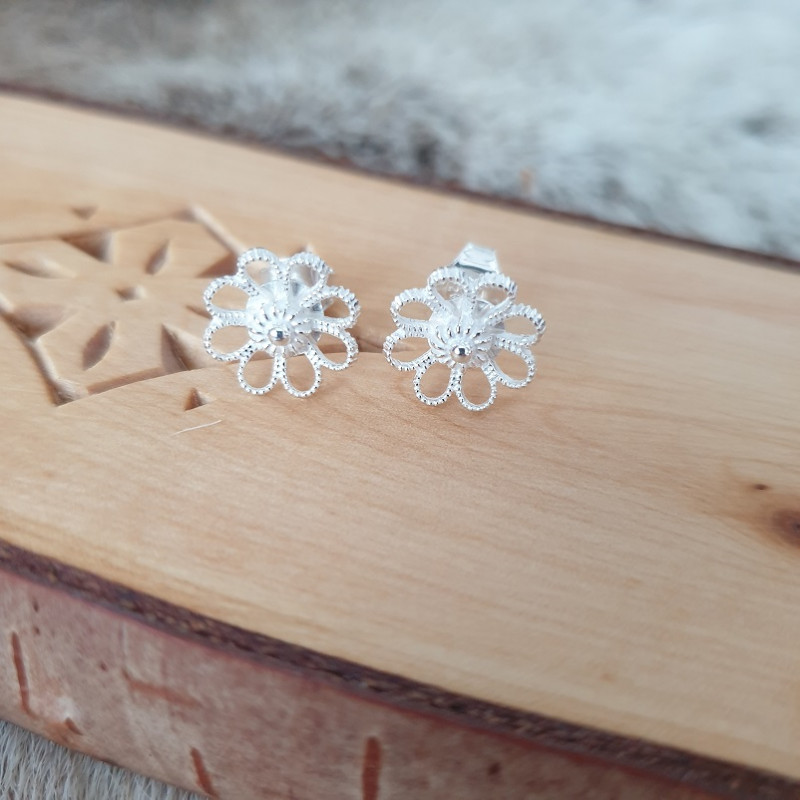 Örhängen Filigran Skir Silver